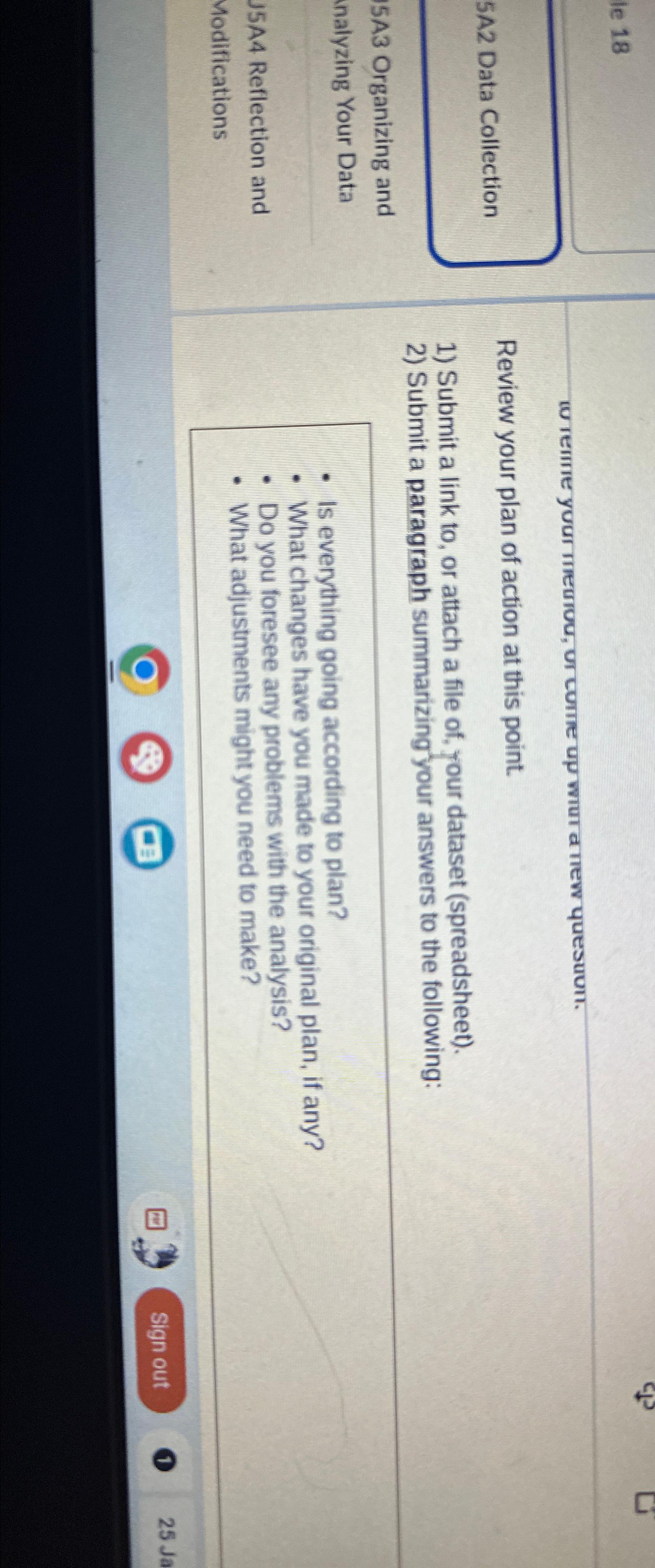 Solved le 185A2 ﻿Data Collection5A3 ﻿Organizing andnalyzing | Chegg.com