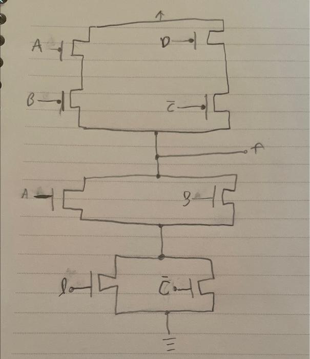 Solved create the truth table for the CMOS circuit below | Chegg.com
