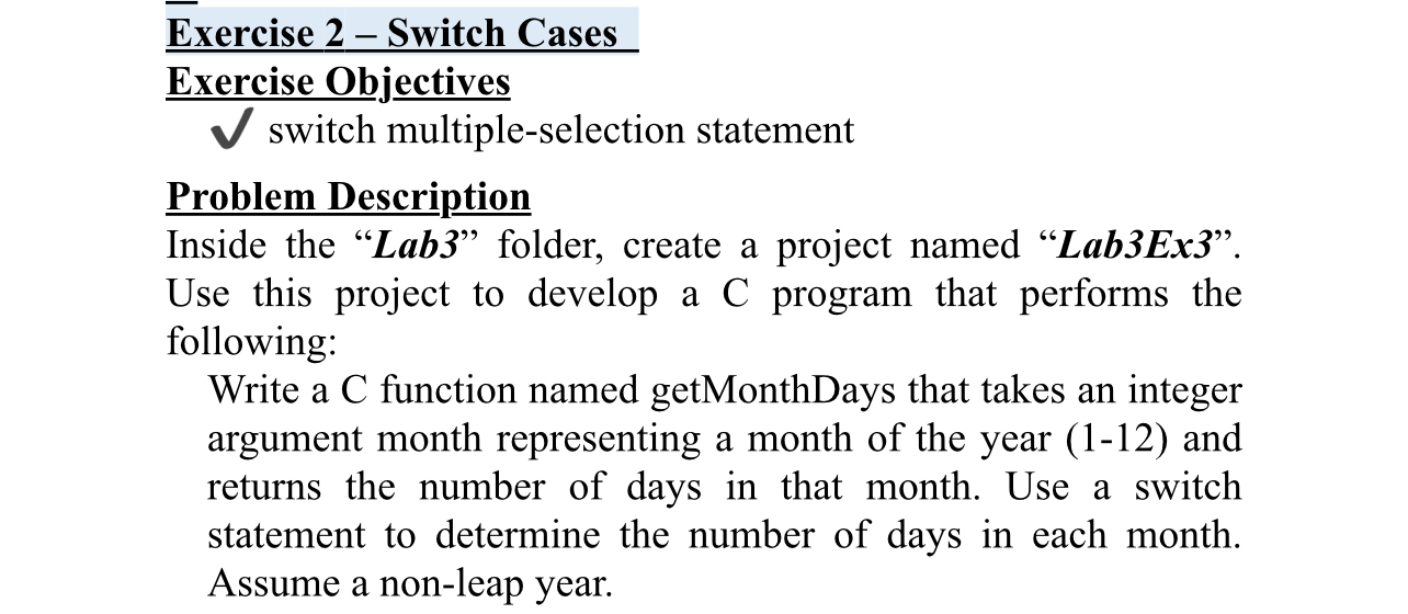 Solved Exercise 2-Switch CasesExercise Objectives ﻿switch | Chegg.com