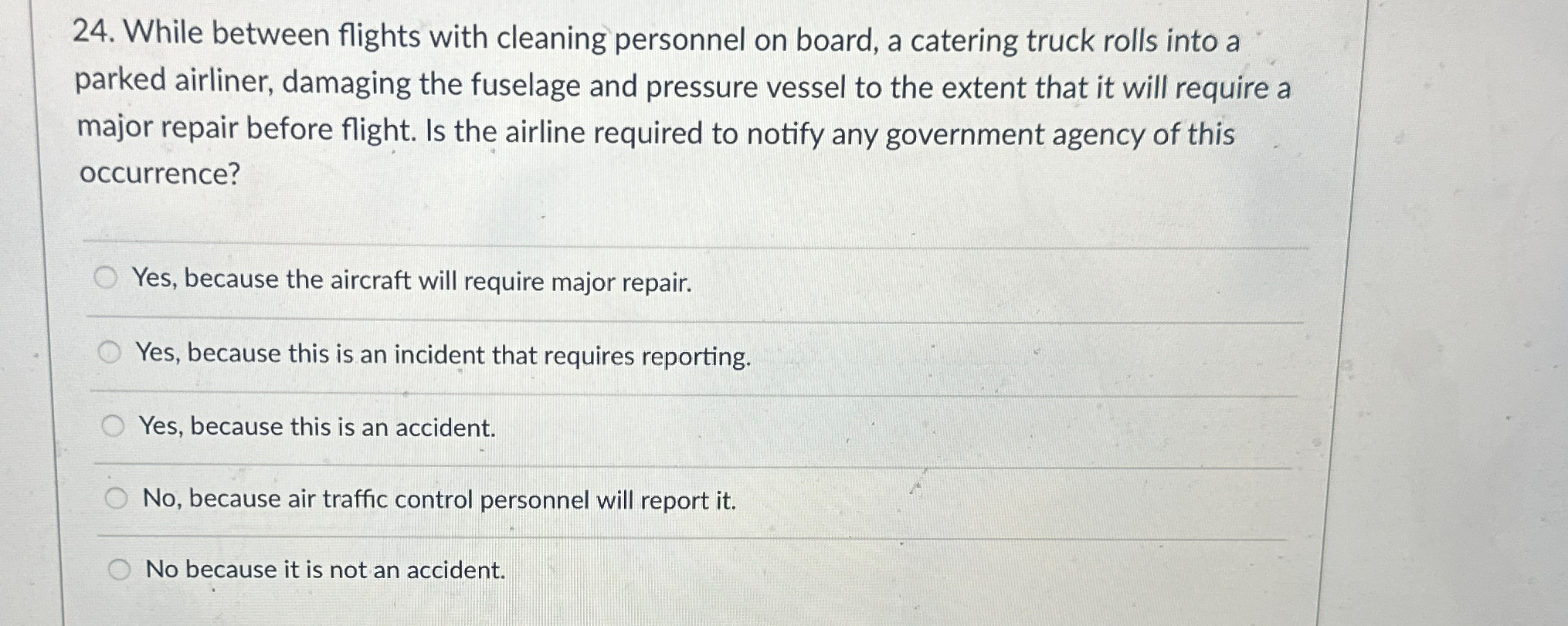 Solved While between flights with cleaning personnel on | Chegg.com