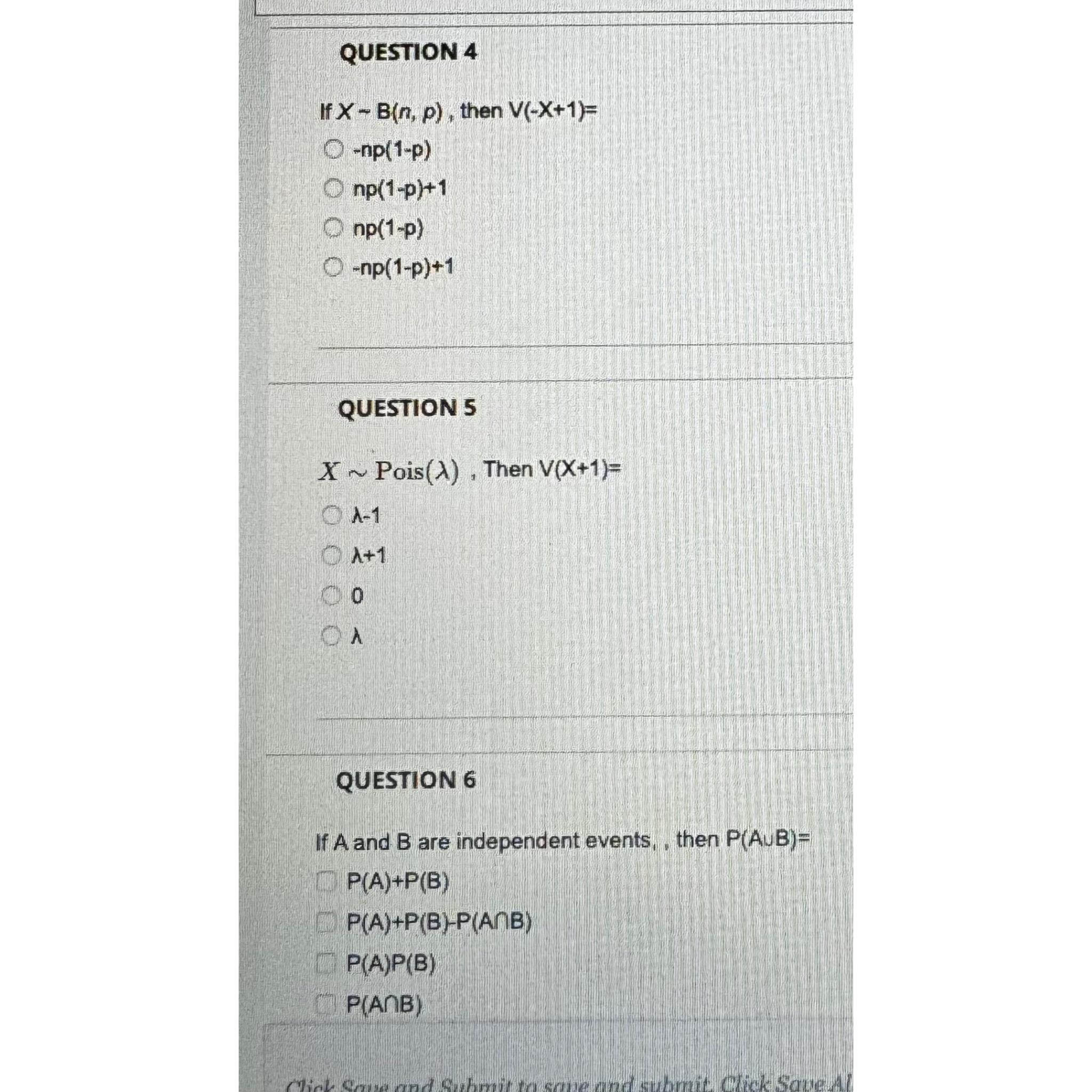 Solved QUESTION 4If x-B(n,p), ﻿then | Chegg.com
