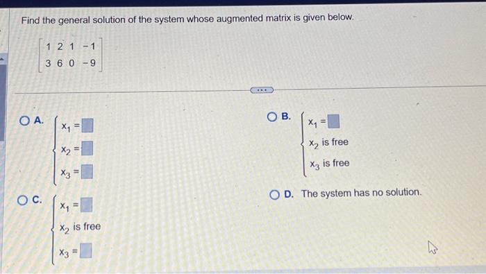 Solved Find the general solution of the system whose | Chegg.com