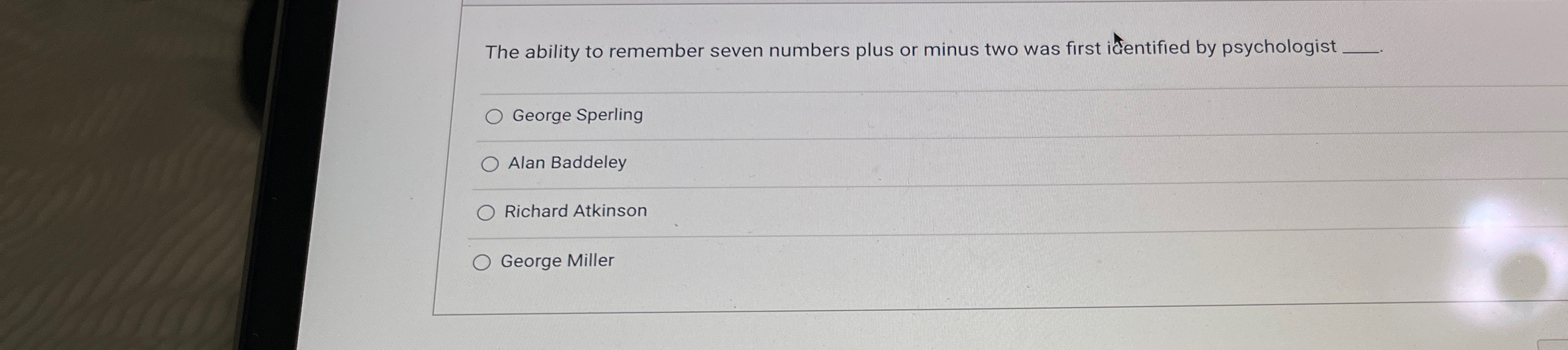 Solved The ability to remember seven numbers plus or minus | Chegg.com