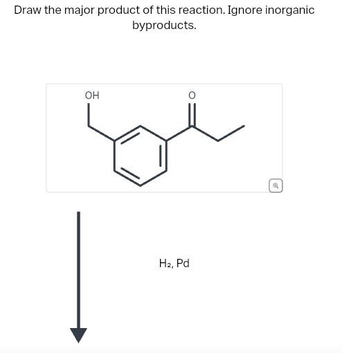 Solved Draw the major product of this reaction. Ignore | Chegg.com
