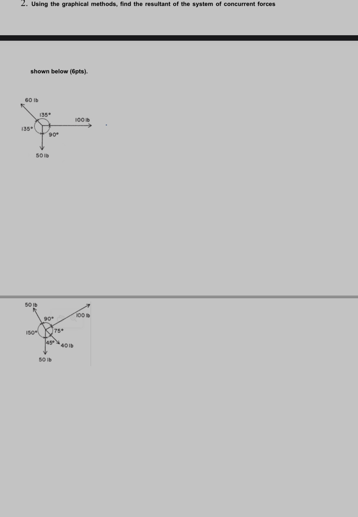 Solved Using the graphical methods, find the resultant of | Chegg.com