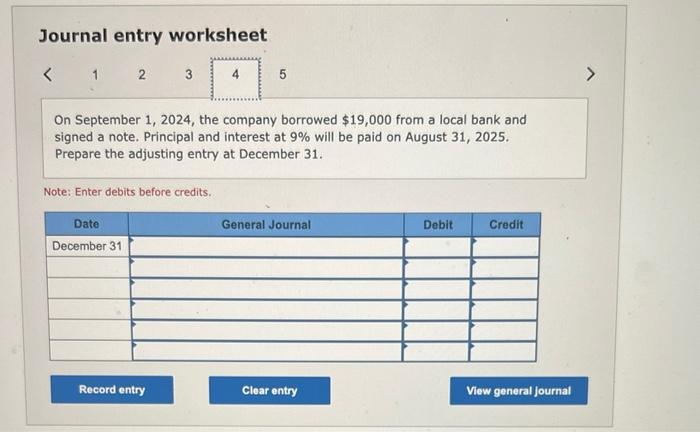 [Solved]: The information necessary for preparing the 2024