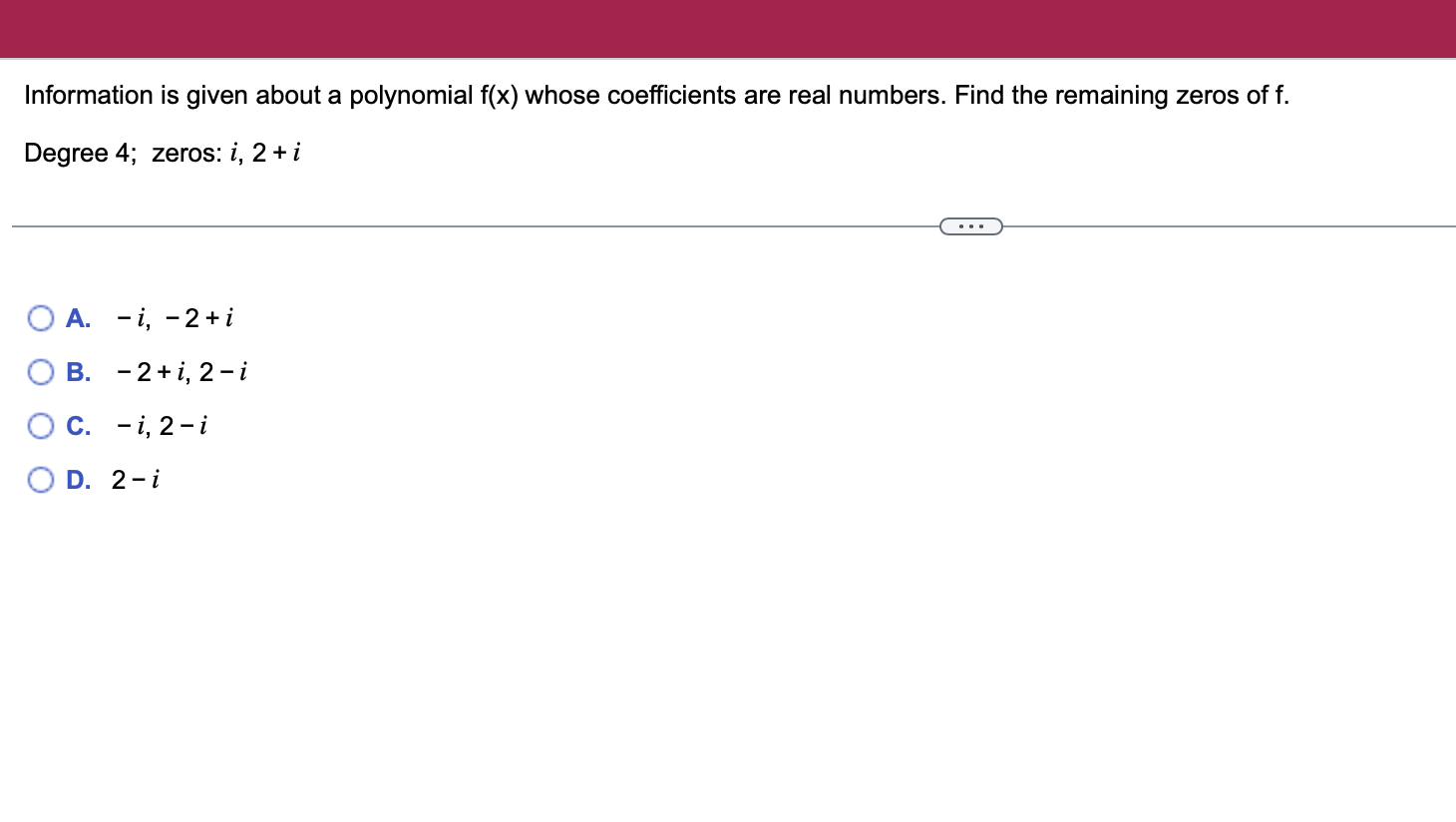 Solved Information is given about a polynomial f(x) ﻿whose | Chegg.com