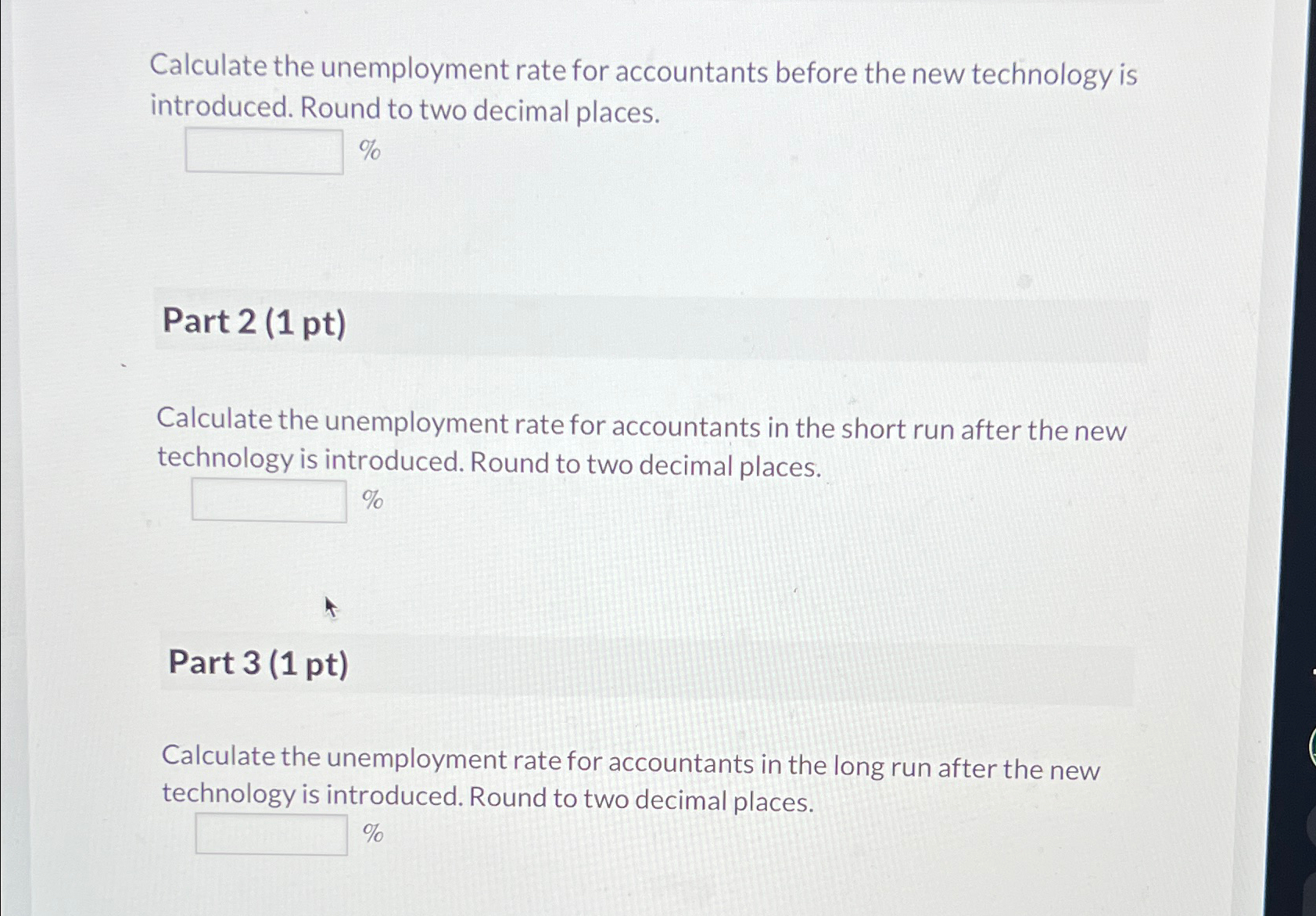 Solved Calculate the unemployment rate for accountants | Chegg.com
