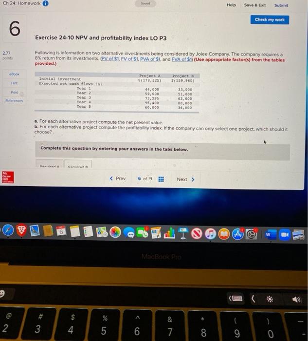 Solved Ch 24: Homework Saved Help Save & Ext Submit Check my | Chegg.com
