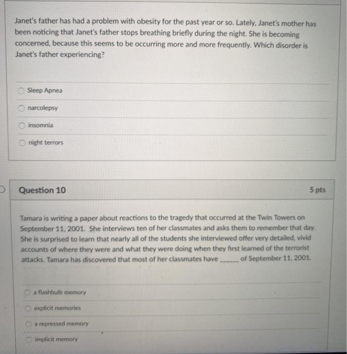 Solved Question 7 5 pts Which of the following memory | Chegg.com