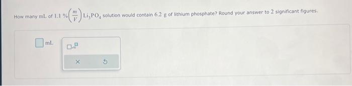 Solved mL. | Chegg.com