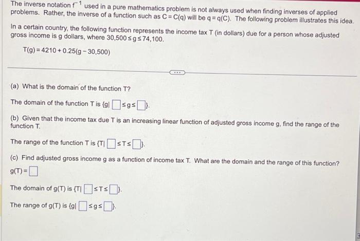 Solved The inverse notation f−1 used in a pure mathematics | Chegg.com
