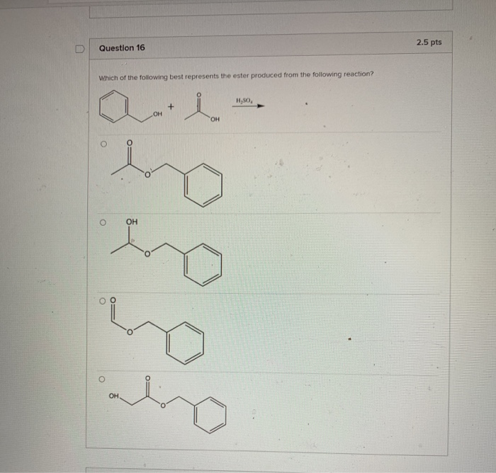 Solved Question 16 2.5 pts Which of the following best | Chegg.com