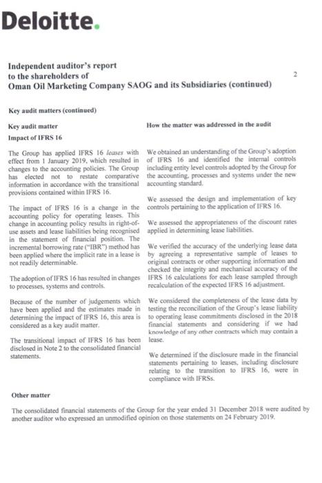 Solved Comment if it is a qualified opinion/ unqualified | Chegg.com