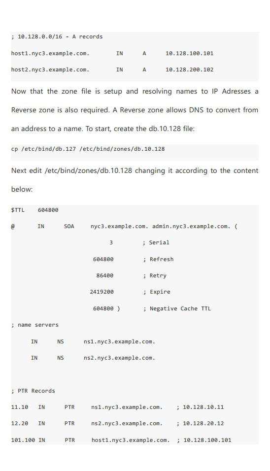 [Solved]: Configering DNS server.