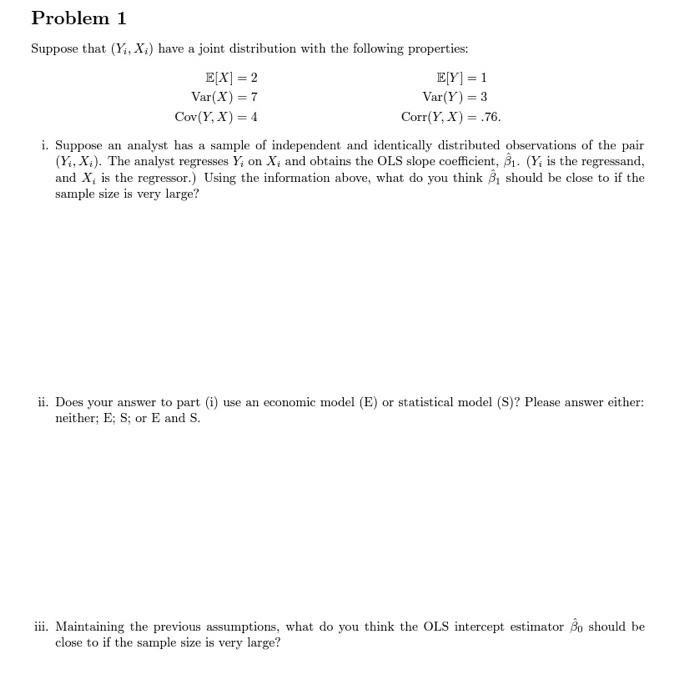 Solved Suppose that (Yi,Xi) have a joint distribution with | Chegg.com