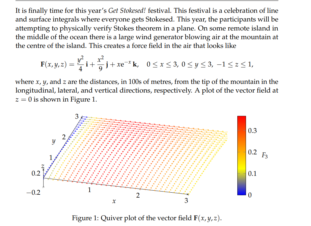 Solved 1. ﻿Calculate the work done by the field F on the | Chegg.com