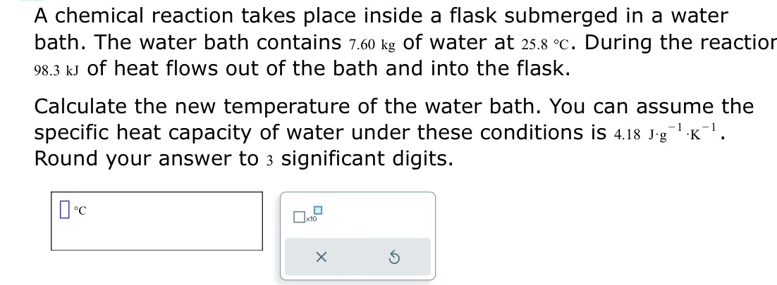 Solved A chemical reaction takes place inside a flask | Chegg.com
