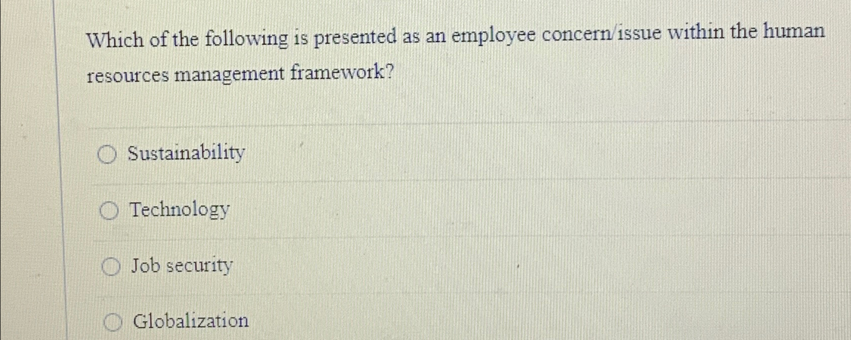 Solved Which of the following is presented as an employee | Chegg.com