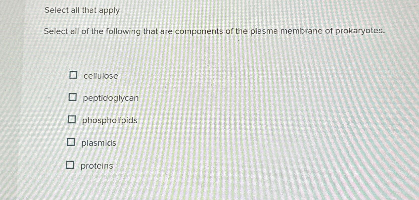 Solved Select all that applySelect all of the following that | Chegg.com