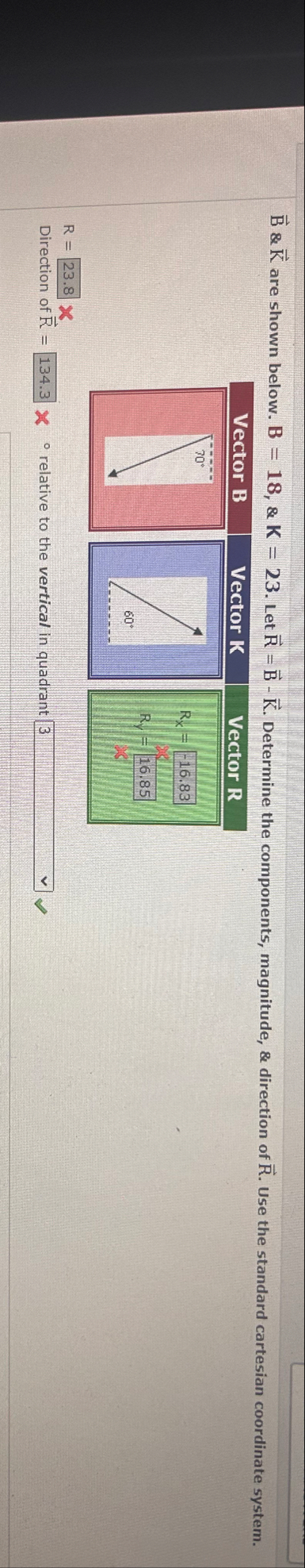 Solved vec(B)vec(B)vec(B)vec(B)B⇀&K⇀ ﻿are shown below. | Chegg.com