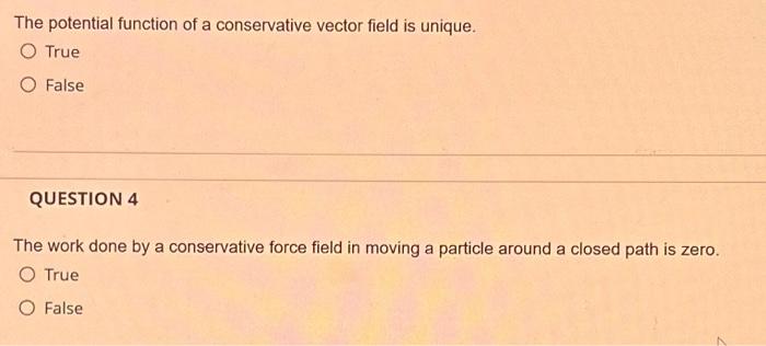 Solved The potential function of a conservative vector field | Chegg.com