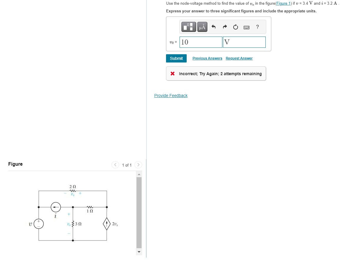 Solved Use the node-voltage method to find the value of vo | Chegg.com