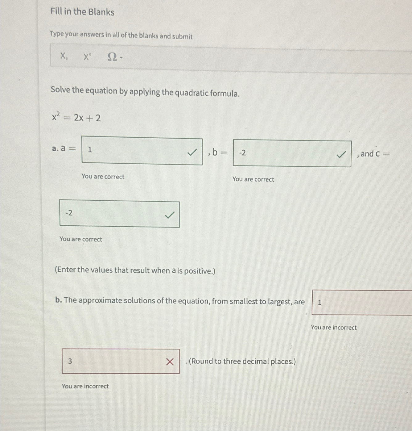 Solved Fill in the BlanksType your answers in all of the | Chegg.com