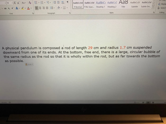 Solved The Bubble Moment Previous Answers 0/3 points A | Chegg.com
