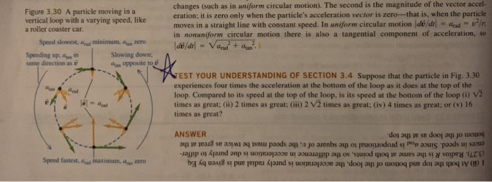 Solved If a particle experiences 4 times the acceleration at | Chegg.com