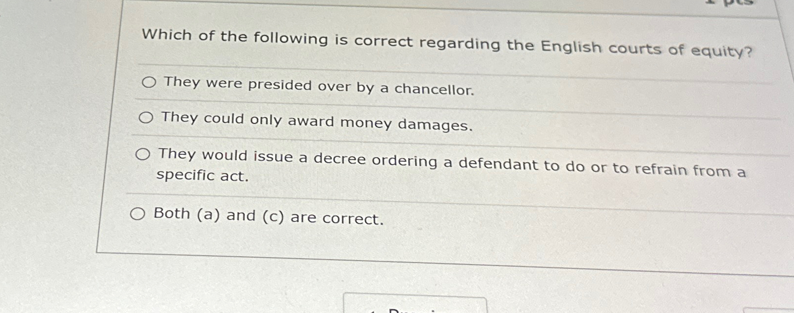Solved Which of the following is correct regarding the | Chegg.com