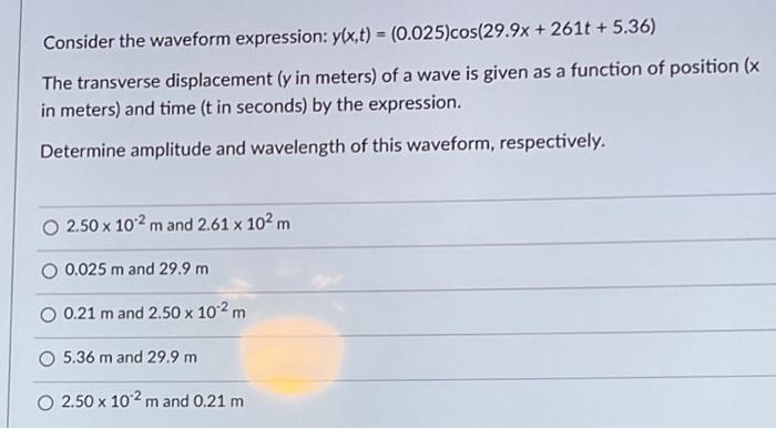 Solved Consider the waveform expression: | Chegg.com