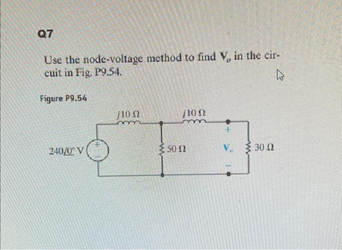 Solved Use the node-voltage method to find Vo in the circuit | Chegg.com