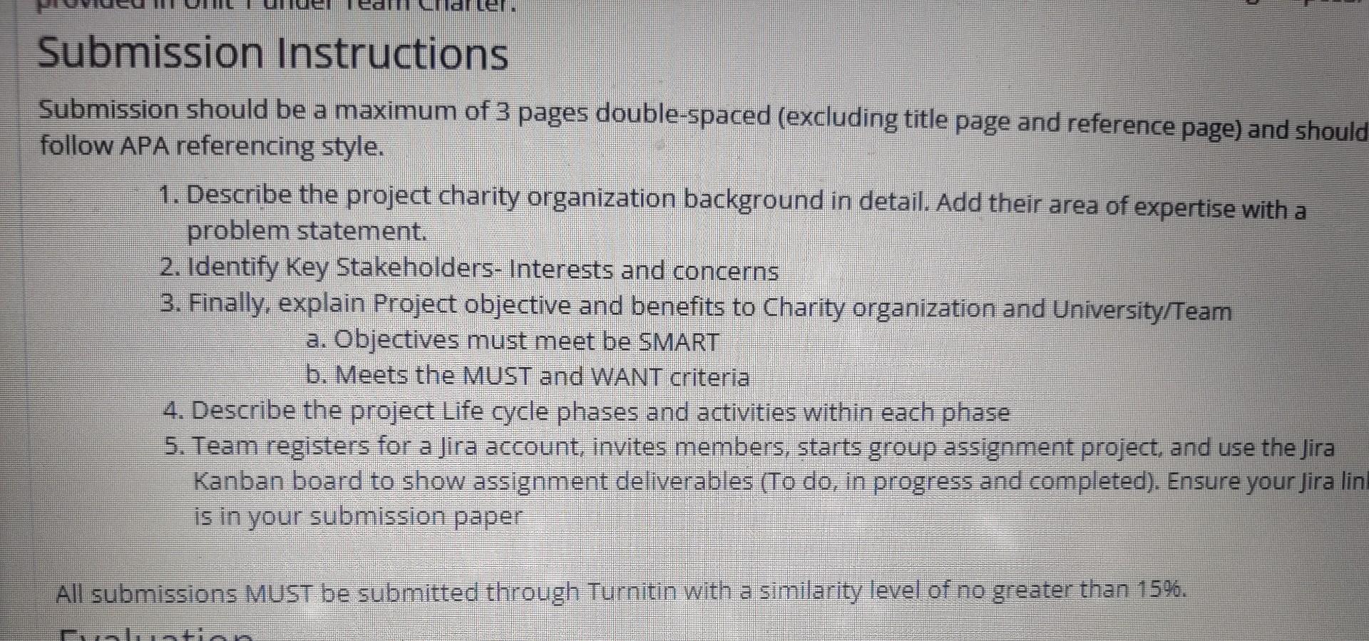 Solved Submission Instructions Submission should be a | Chegg.com