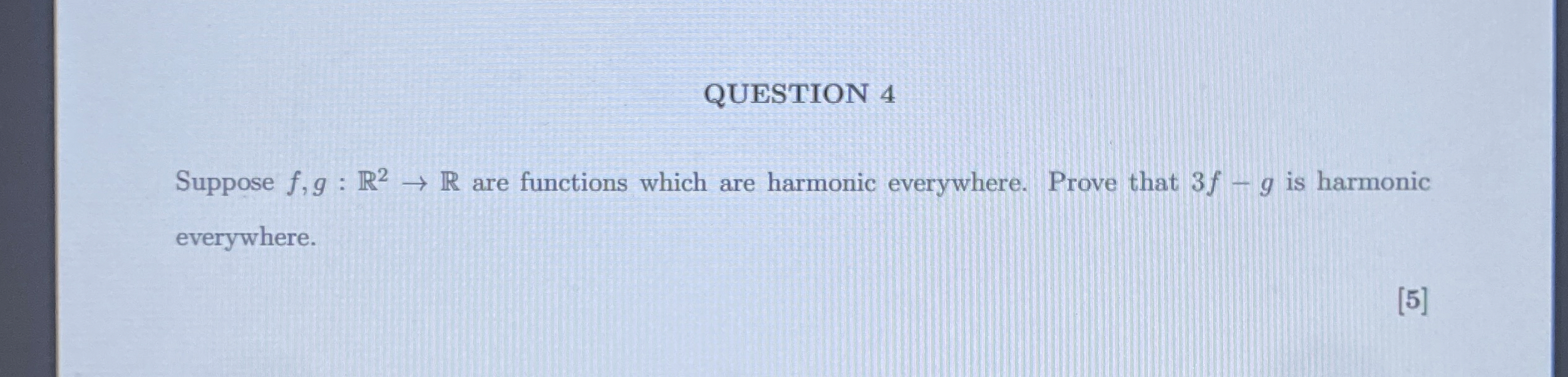 Solved QUESTION 4Suppose f,g:R2→R ﻿are functions which are | Chegg.com