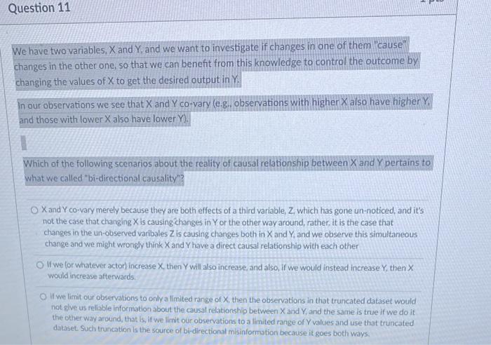 Solved We have two variables, X and Y, and we want to | Chegg.com