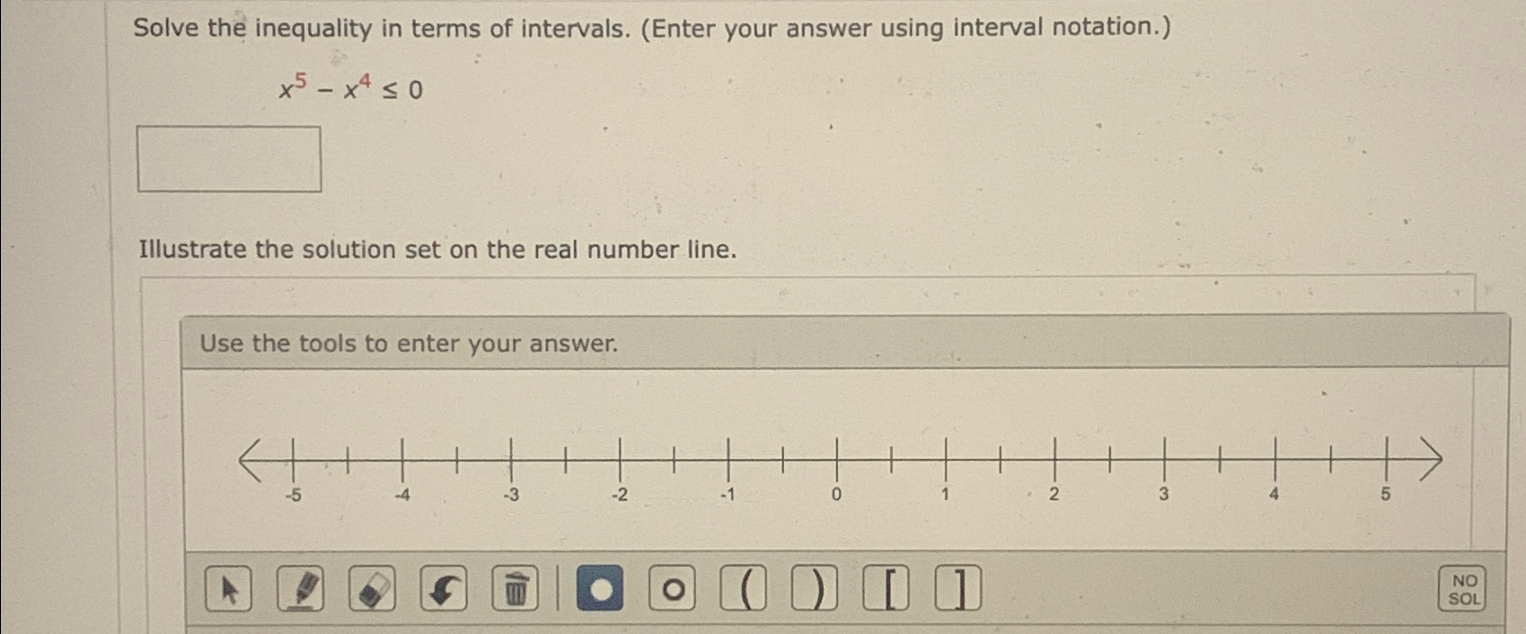 Solved Solve the inequality in terms of intervals. (Enter | Chegg.com