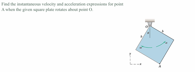 Solved Find the instantaneous velocity and acceleration | Chegg.com