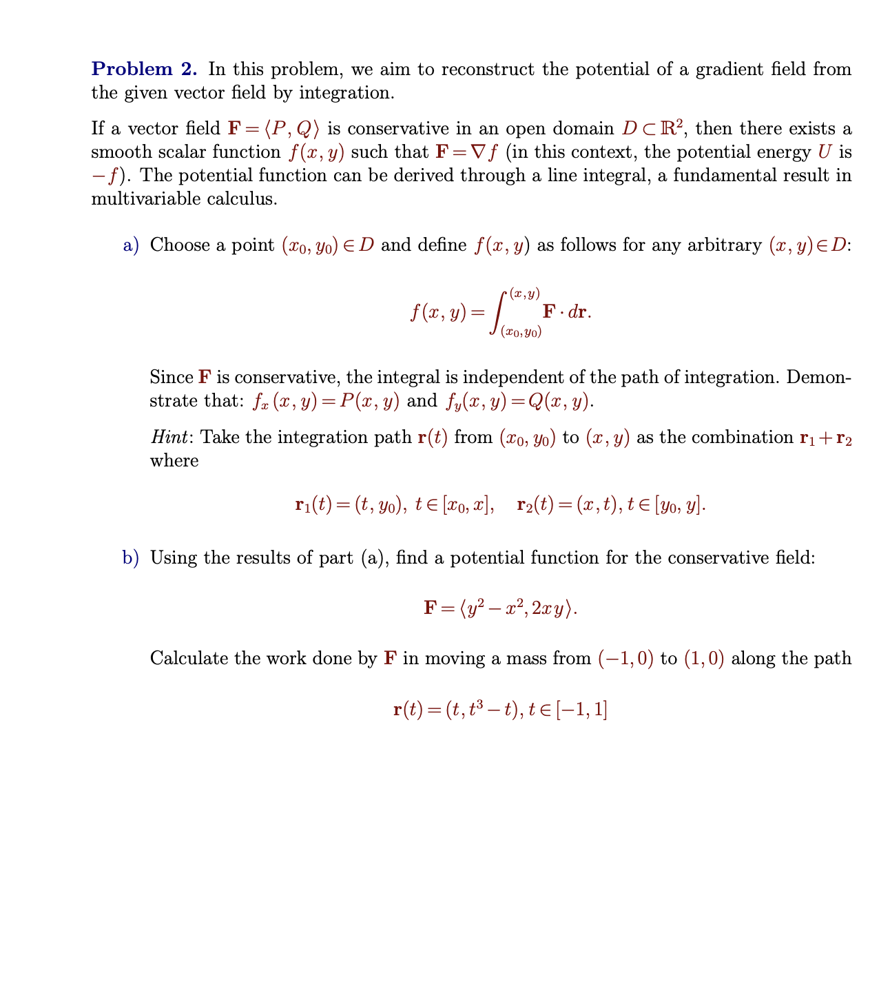 Solved Problem 2. In ﻿this problem, we ﻿aim to ﻿reconstruct | Chegg.com