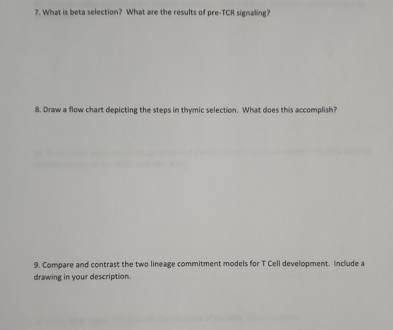 Solved 7. What is beta selection? What are the results of | Chegg.com