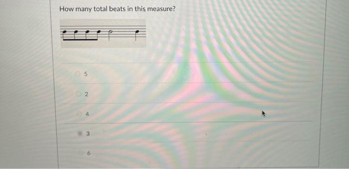 Solved How many total beats in this measure? 5 2 3 | Chegg.com