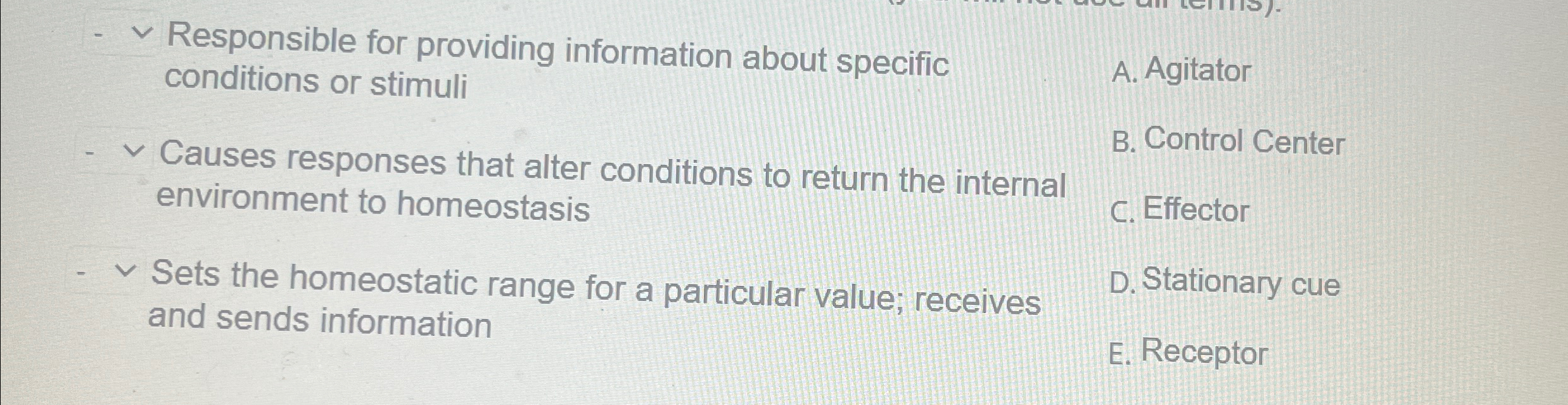 Solved Responsible for providing information about specific | Chegg.com