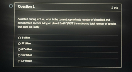 Solved Question 11 ﻿ptsAs noted during lecture, what is the | Chegg.com