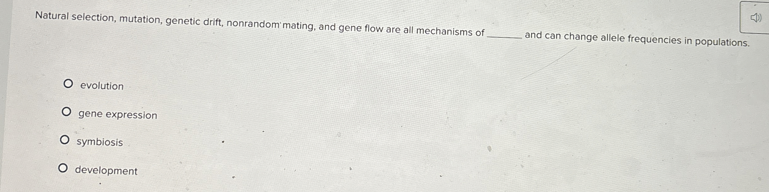 Solved Natural selection, mutation, genetic drift, nonrandom | Chegg.com