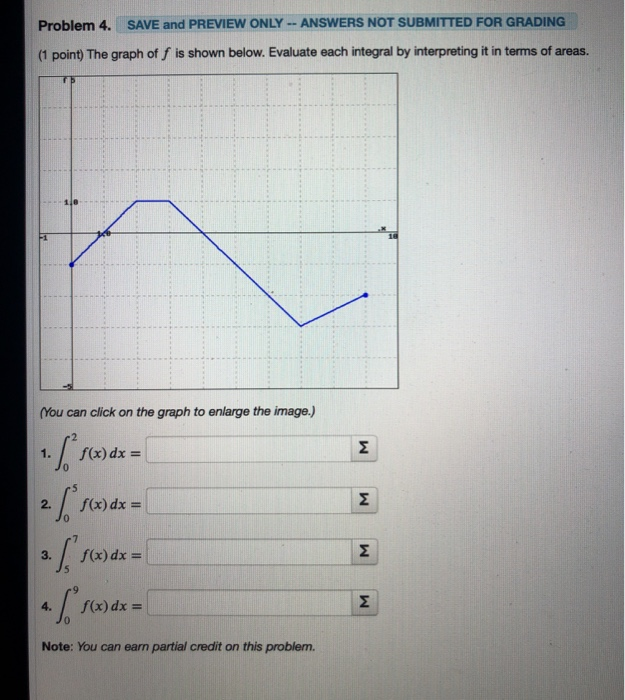 Solved Problem 4. SAVE and PREVIEW ONLY -- ANSWERS NOT | Chegg.com