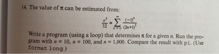 Solved 14. The value of it can be estimated from: 32 -, | Chegg.com