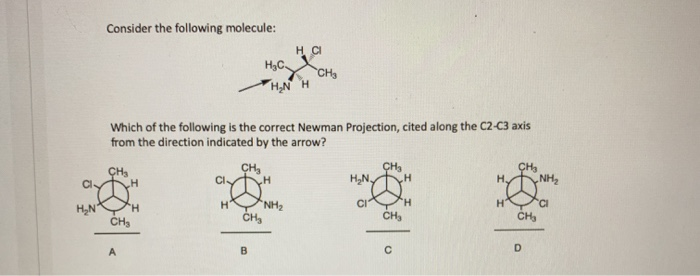 Solved Consider the following molecule: HCI Hox HANH CH | Chegg.com
