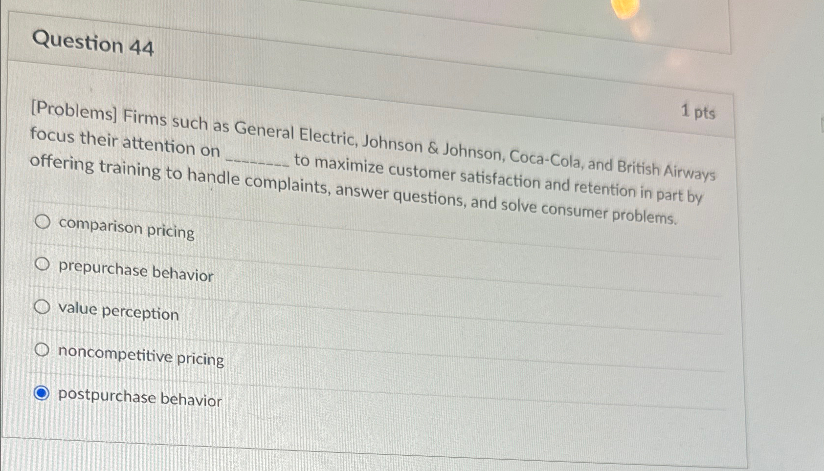 Solved Question 441 ﻿pts[Problems] ﻿Firms such as General | Chegg.com