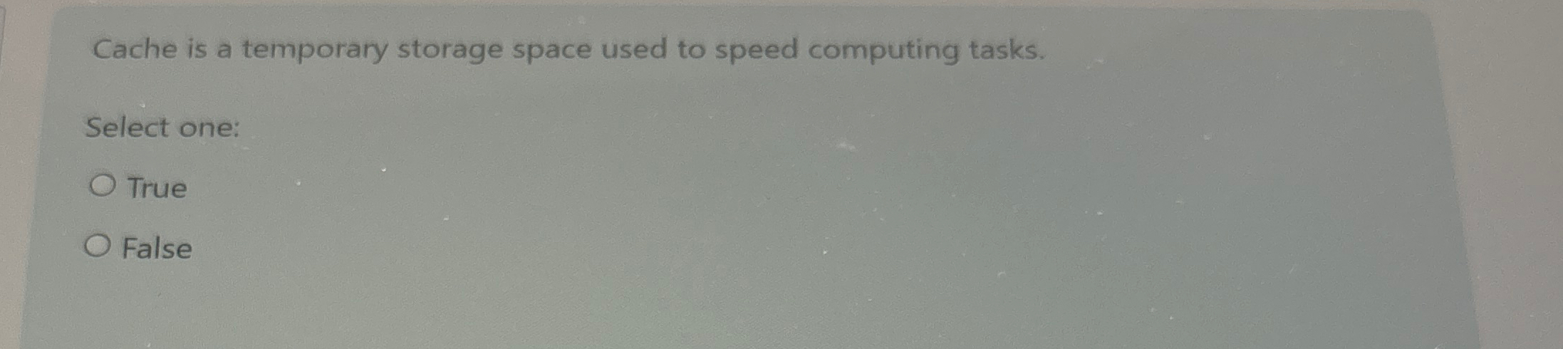Solved Cache is a temporary storage space used to speed | Chegg.com