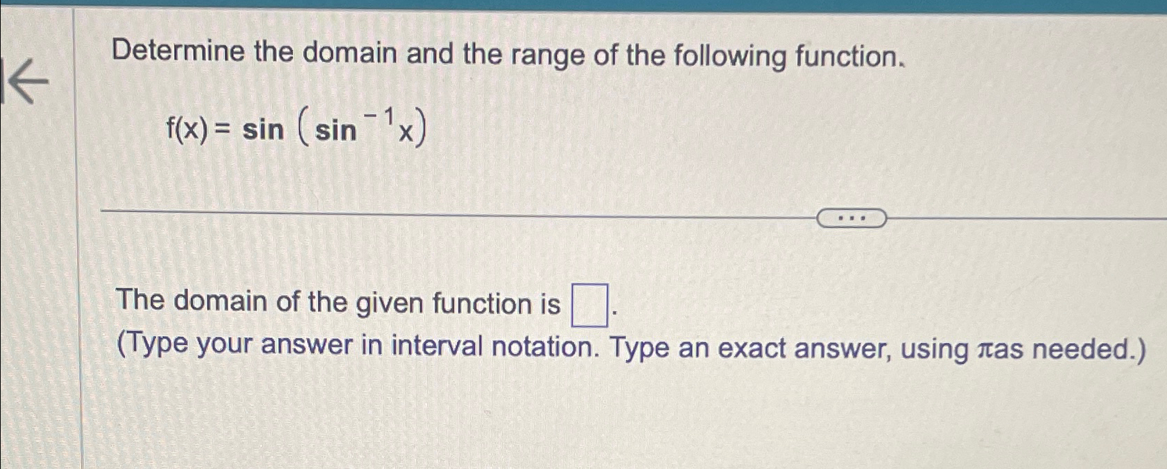 Solved Determine the domain and the range of the following | Chegg.com